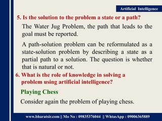 Problem Characteristics in Artificial Intelligence | PPTX