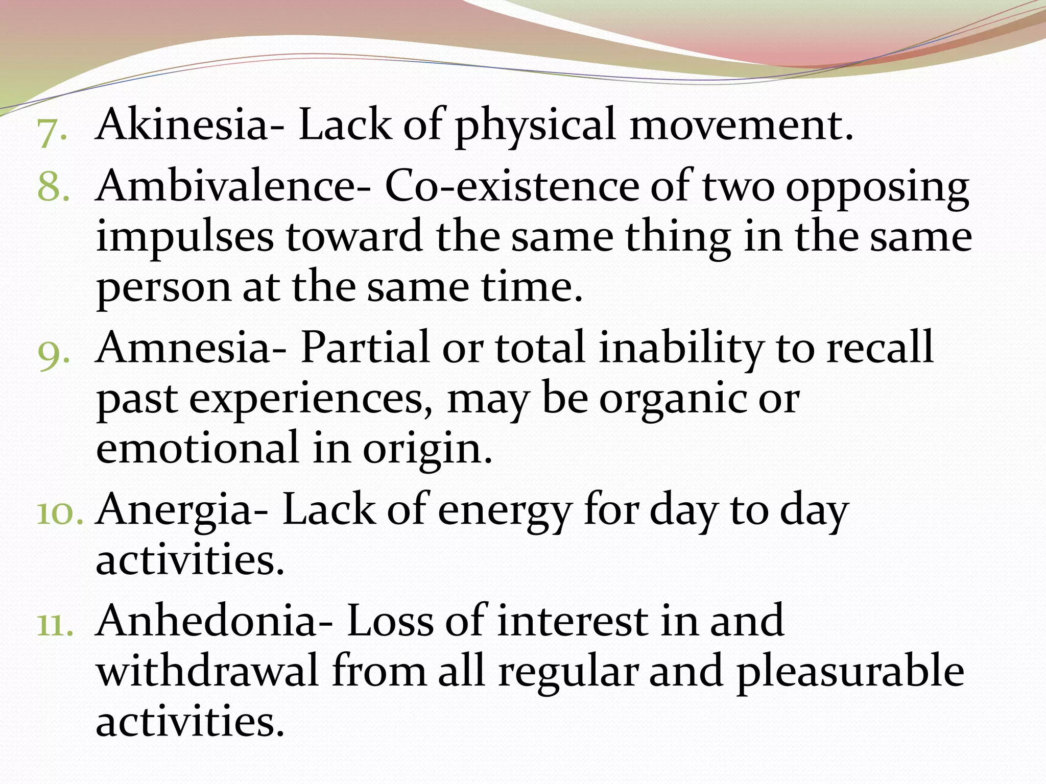 Unit-2 Psychiatric terminology.pptx | Brain and Nervous System ...