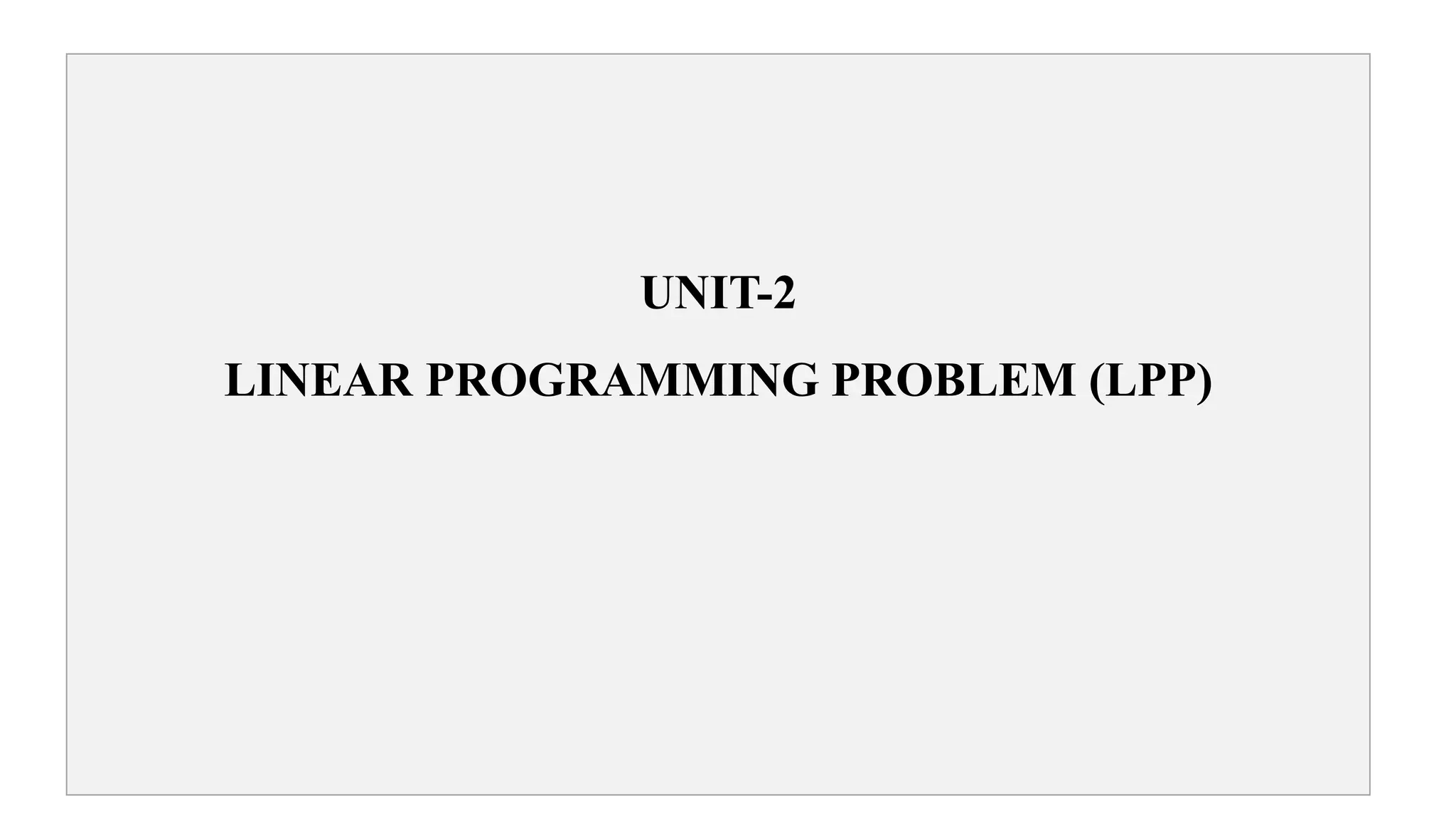 UNIT-2 Quantitaitive Anlaysis for Mgt Decisions.pptx