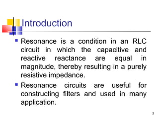 Unit 2 resonance circuit | PPT