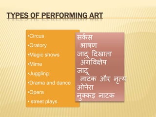 Understanding Indian Folk Art and Visual Art and Performing Art | PPTX
