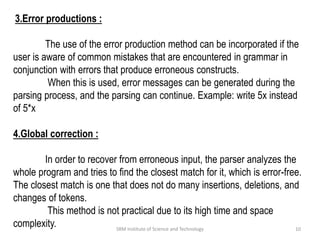 UNIT-2-compiler design | PPTX | Programming Languages | Computing