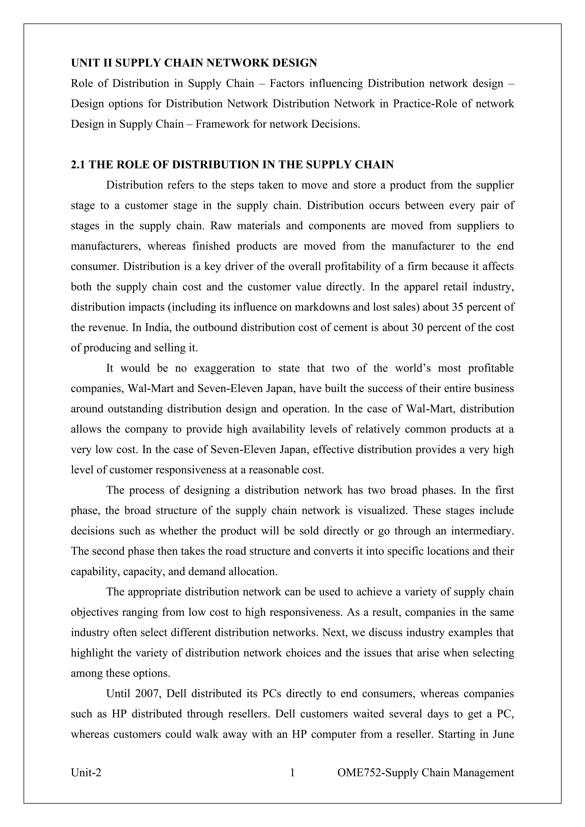 unit-2 SUPPLY CHAIN NETWORK DESIGN.pdf