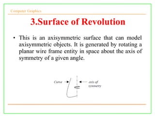 Surface models | PPT