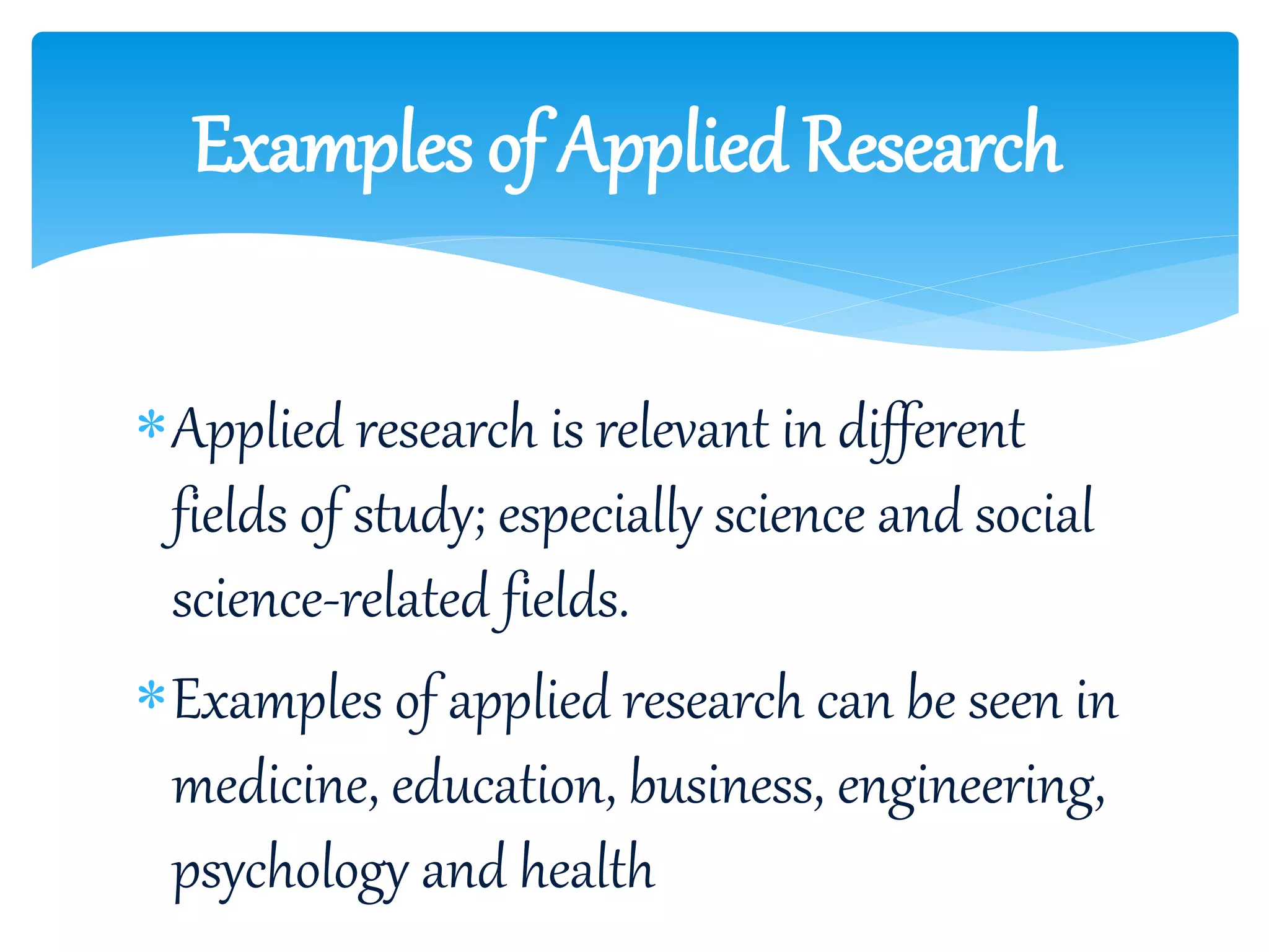Unit 2 types of research | PPTX | Primary Education | Education