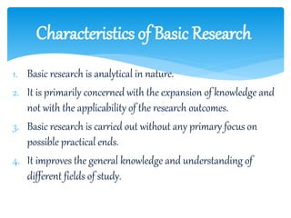 Unit 2 types of research | PPT