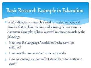 Unit 2 types of research | PPT