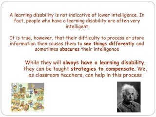 UNDERSTANDING LEARNING DISABILITIES | PPT