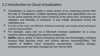 Unit-2_Virtualization & Hypervisors..... | PPTX