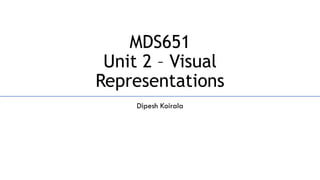 Unit-2(Visual Representations).pdf Data visualization representations | PDF