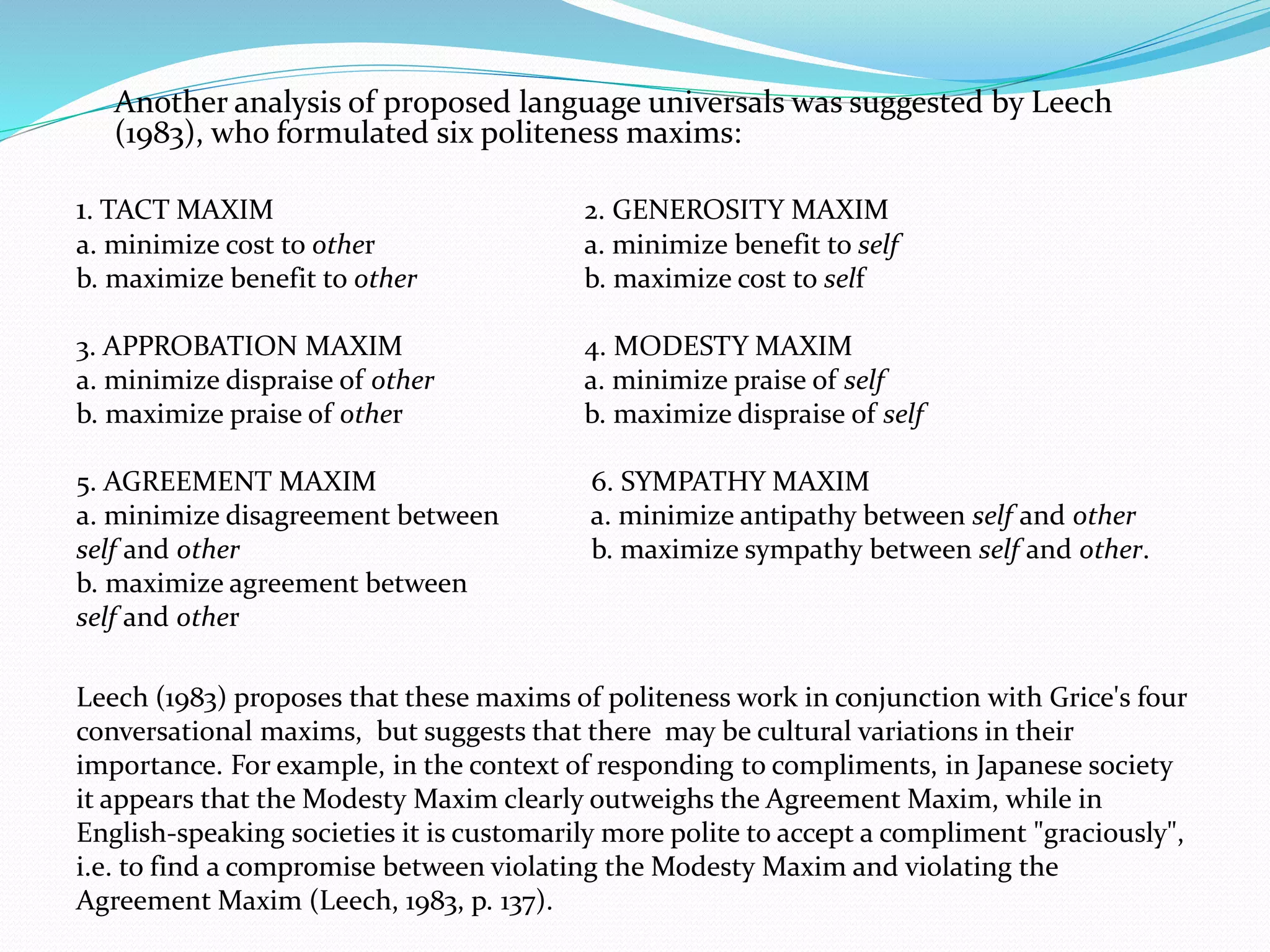 Pragmatics and Discourse , context & speech acts | PPTX