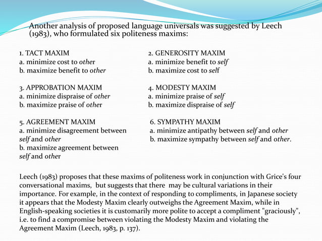 Pragmatics and Discourse , context & speech acts | PPTX