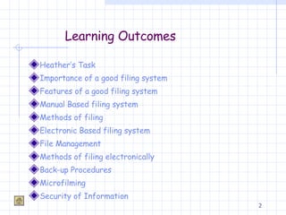 Unit 3 - Storage & Retrieval of Information | PPT