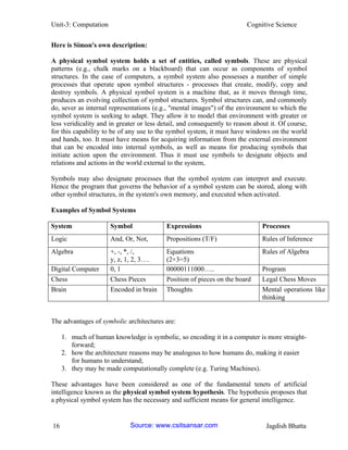 Cognitive Science Unit 3 | PDF