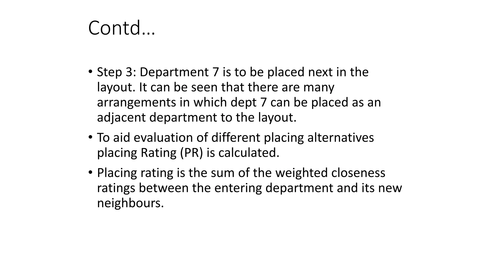Types Of Facility Layout Algorithm Ppt 1517