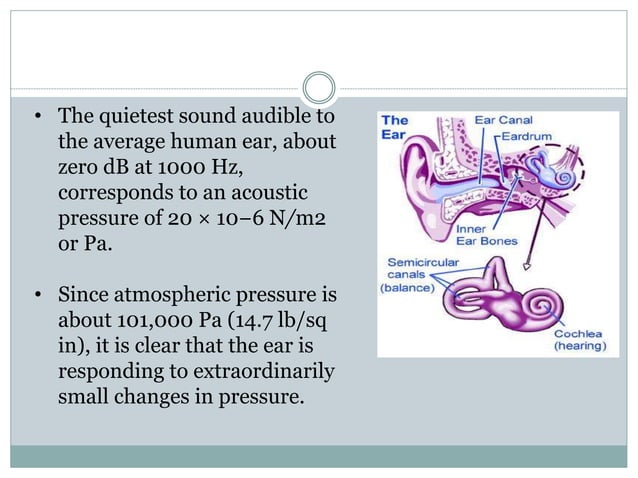 acoustics on human ear | PPTX