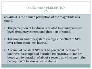 acoustics on human ear | PPTX