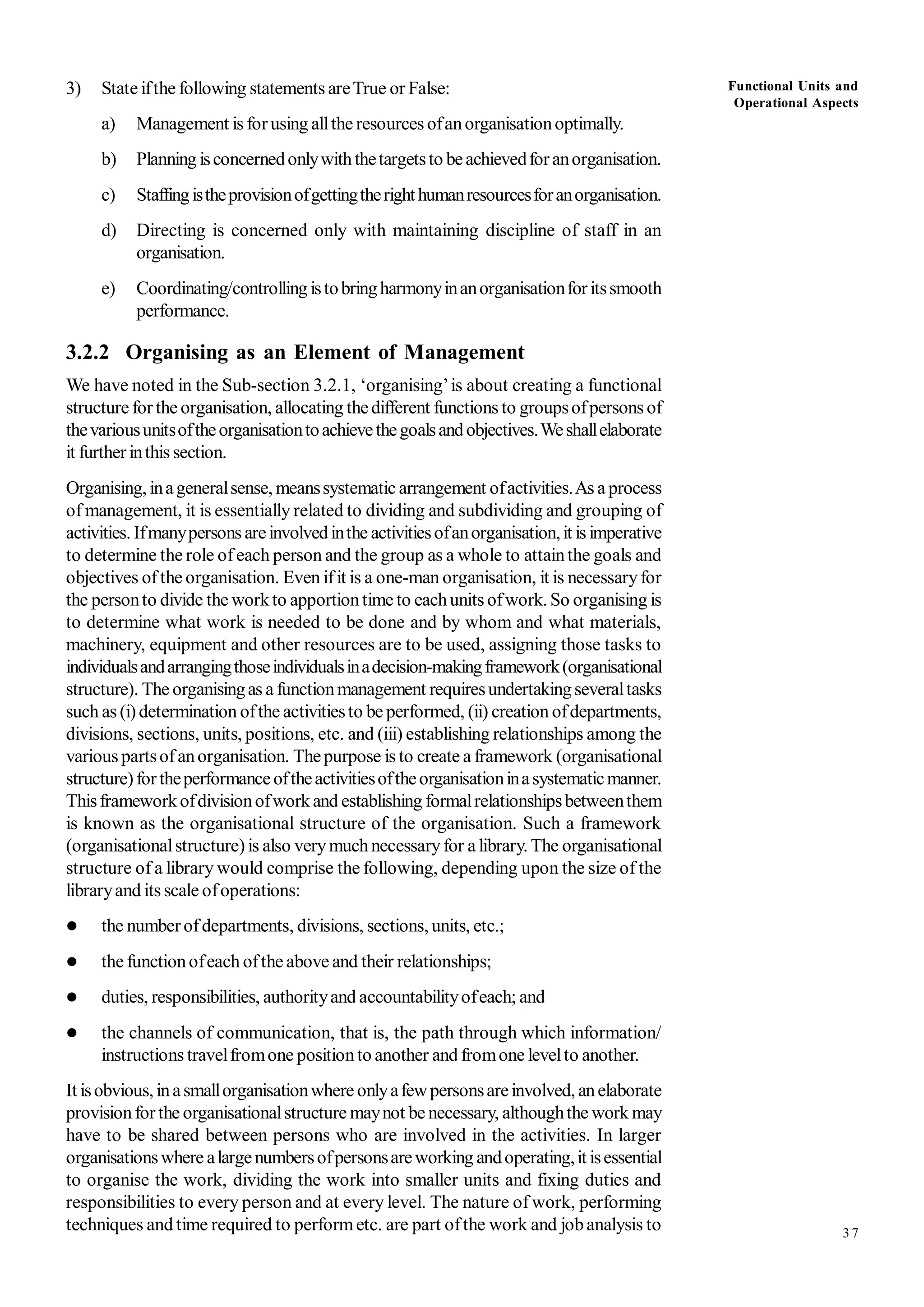 FUNCTIONAL UNITS AND OPERATIONAL ASPECTS | PDF | Human Resources | Business