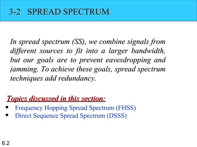 SPREAD SPECTRUM | PPT | Computer Networking | Computing