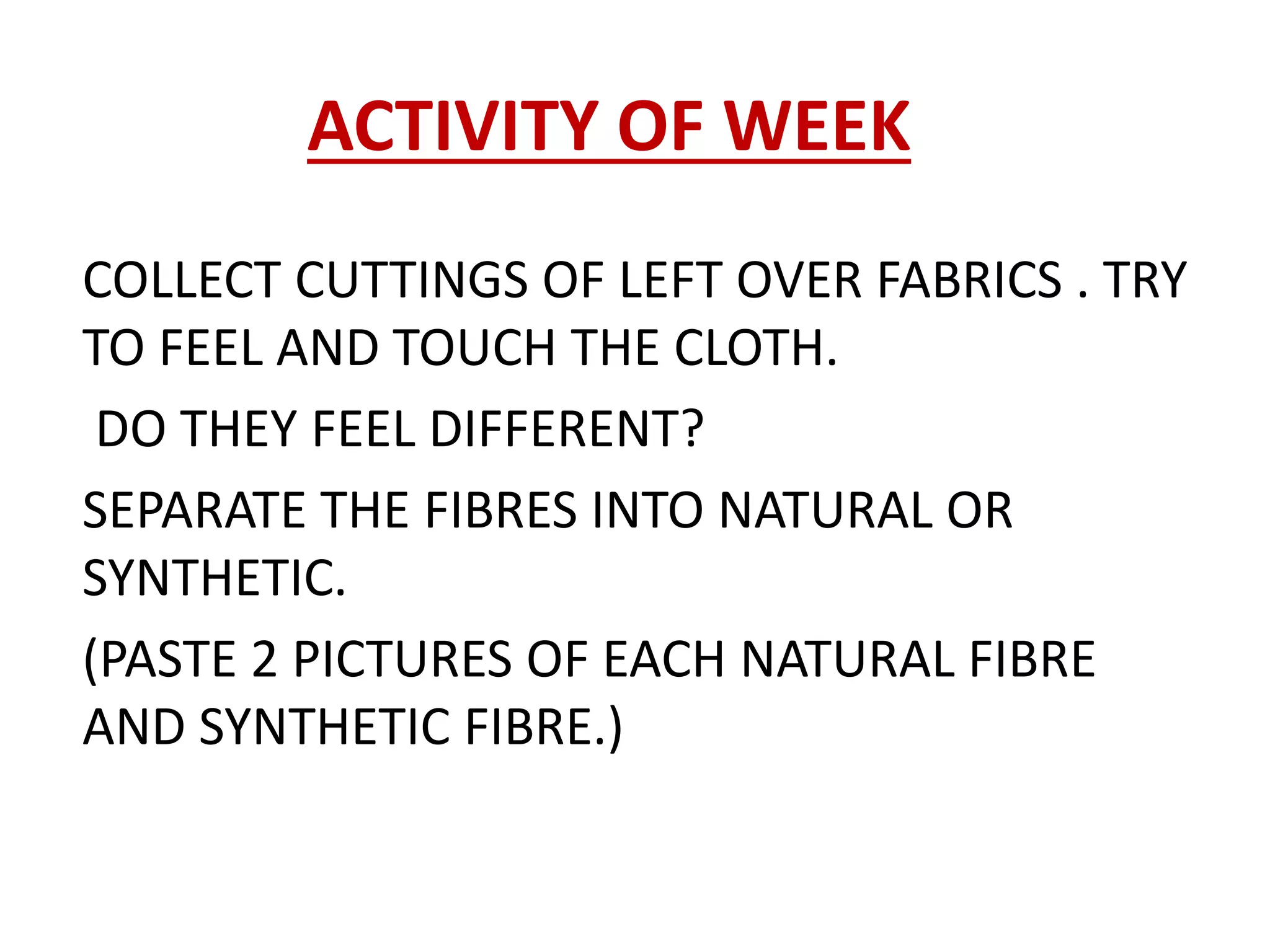 FIBRE TO FABRIC | PPTX