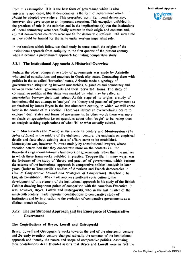 Unit 3 Comparative methods and Approaches | PDF | Civic affairs | Politics