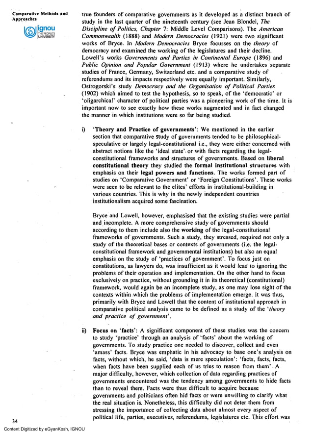 Unit 3 Comparative methods and Approaches | PDF | Civic affairs | Politics