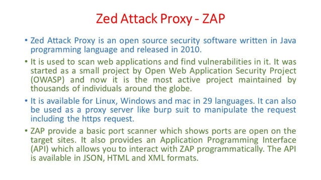 Cyber Security - Unit - 3 - Web Application Tools Scanning for web vulnerabilities Tools | PDF