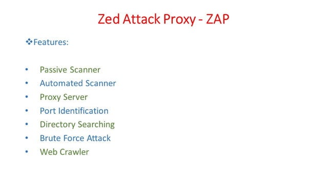 Cyber Security - Unit - 3 - Web Application Tools Scanning for web vulnerabilities Tools | PDF
