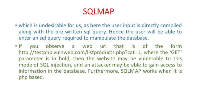 Cyber Security - Unit - 3 - Web Application Tools Scanning for web vulnerabilities Tools | PDF