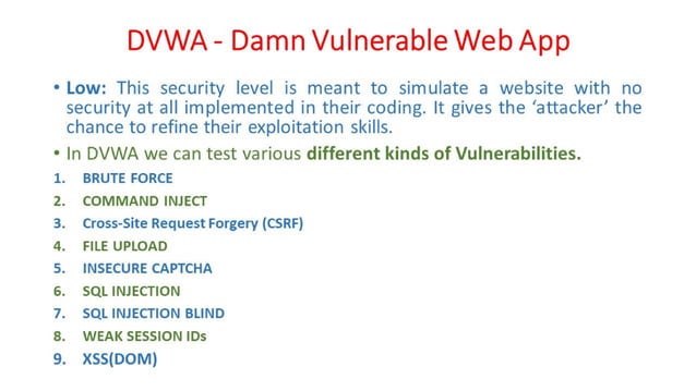 Cyber Security - Unit - 3 - Web Application Tools Scanning for web vulnerabilities Tools | PDF