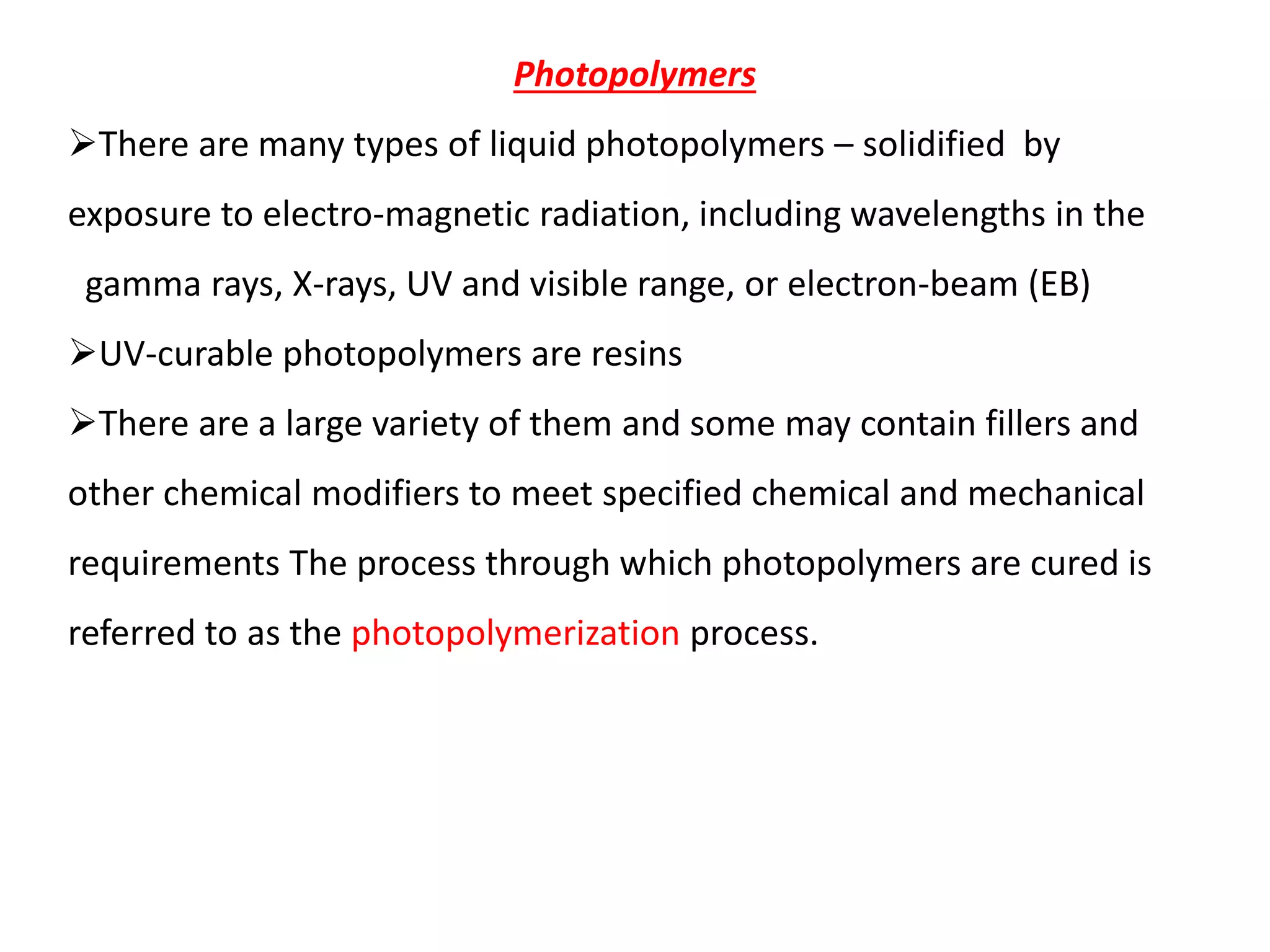 3D PRINTING - LIQUID AND SOLID BASED ADDITIVE MANUFACTURING | PPTX