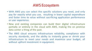 CIS Unit - 3 - Introduction to AWS | PPT