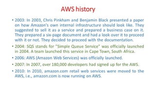 CIS Unit - 3 - Introduction to AWS | PPT