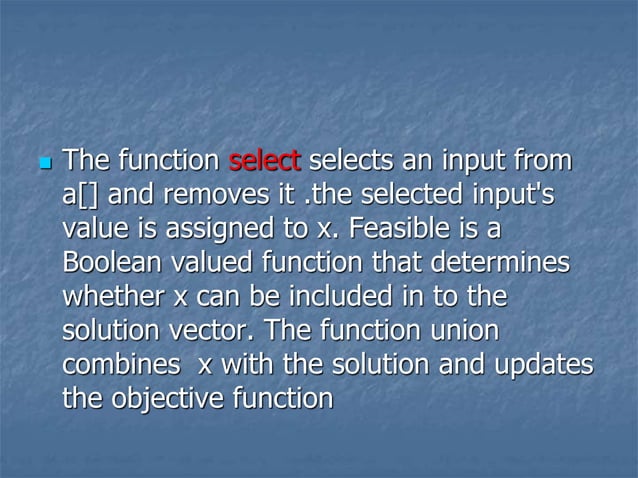 Unit 3-Greedy Method | PPT