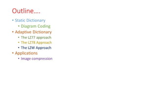 DC - Unit - 3 - Dictionary Techniques | PDF
