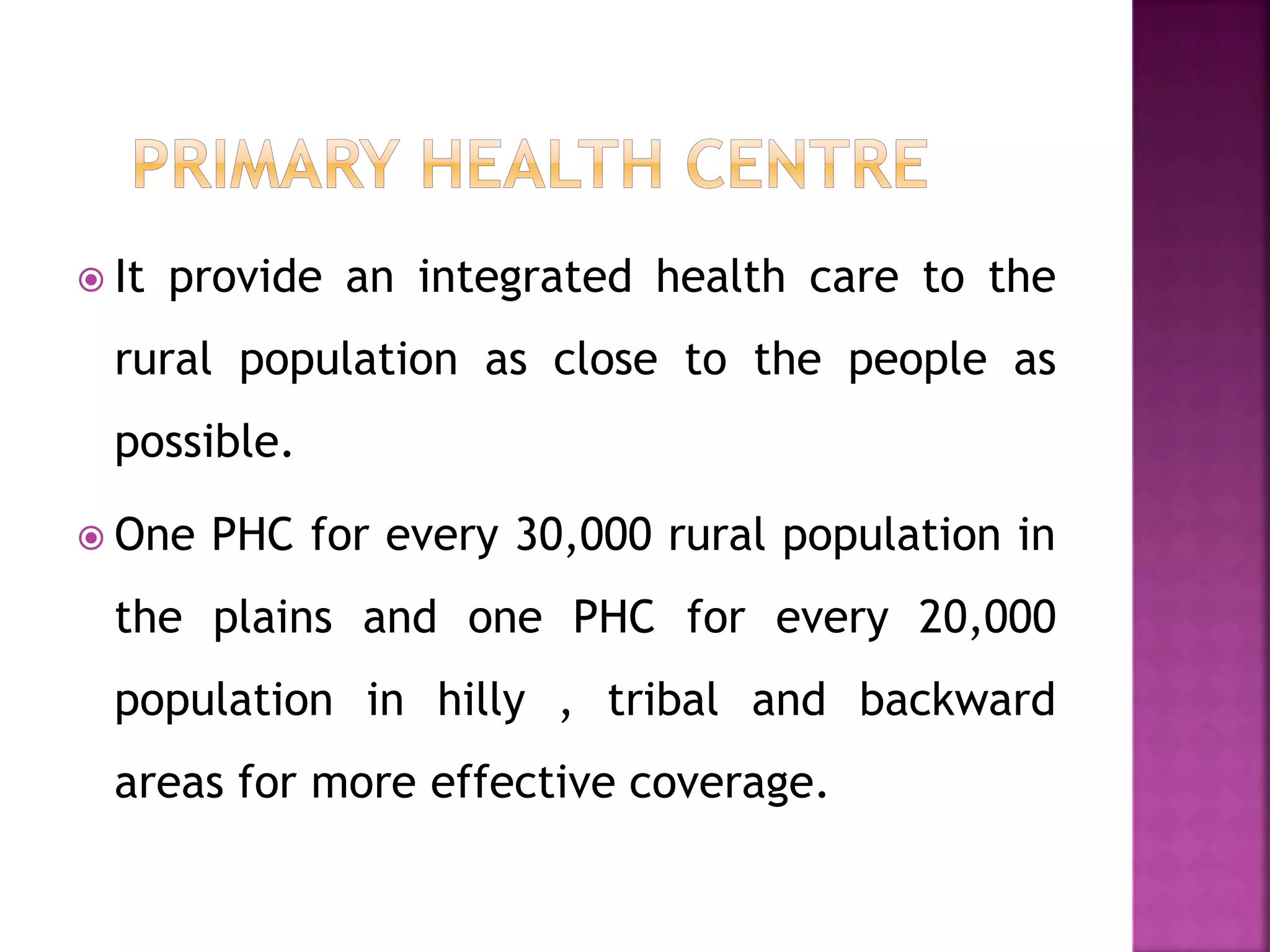 Delivery of community health services | PPTX