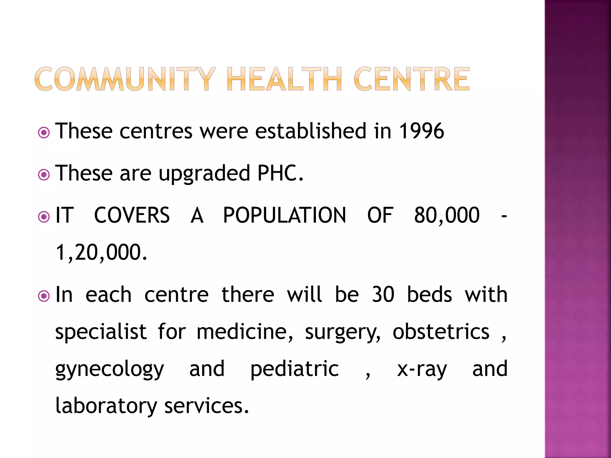 Delivery of community health services | PPTX