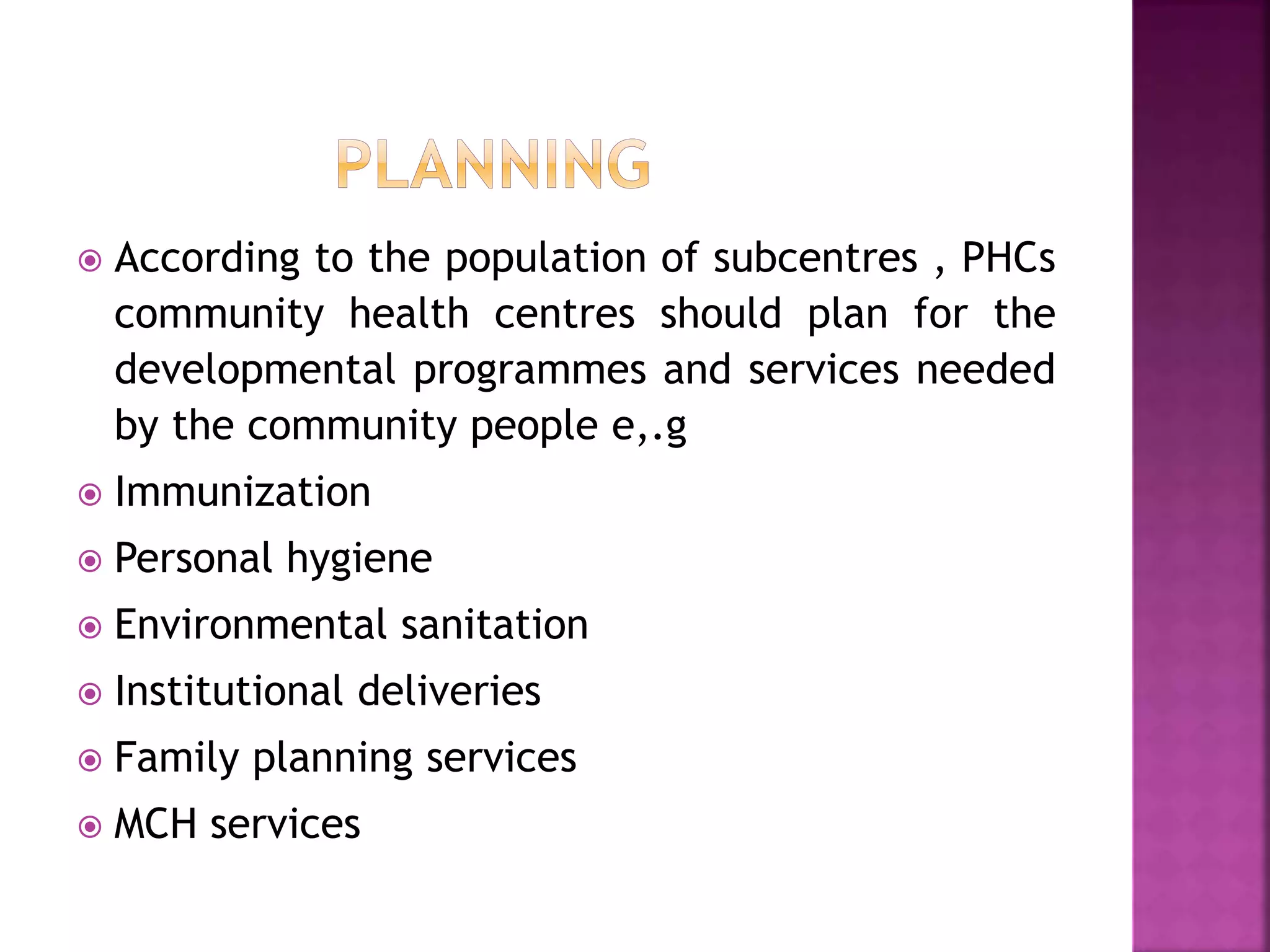 Delivery of community health services | PPTX