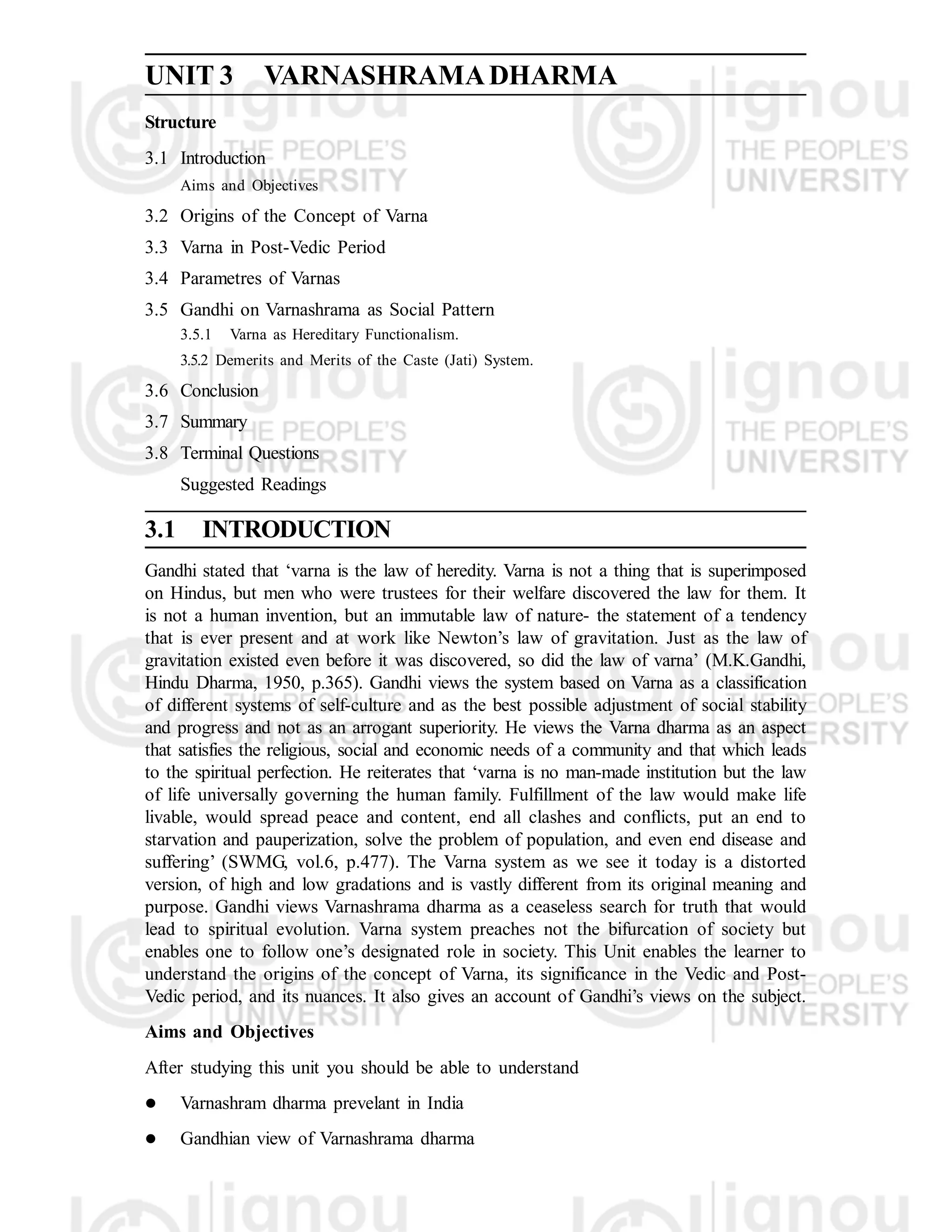 Varnashrama dharma | PDF