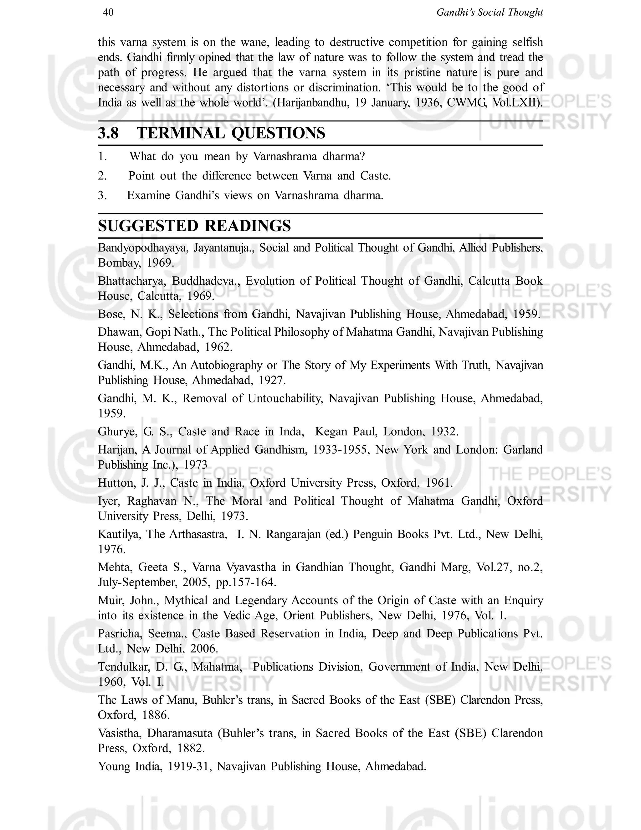 Varnashrama dharma | PDF