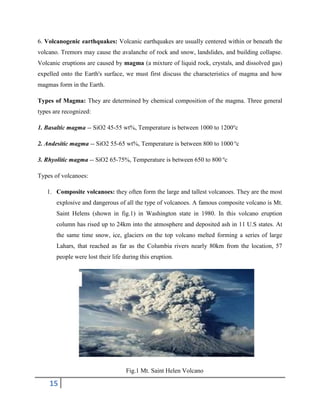 ENDOGENOUS HAZARDS EARTHQUAKES .docx