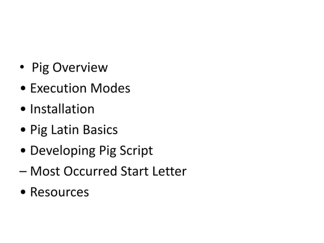 power point presentation on pig -hadoop framework | PPT