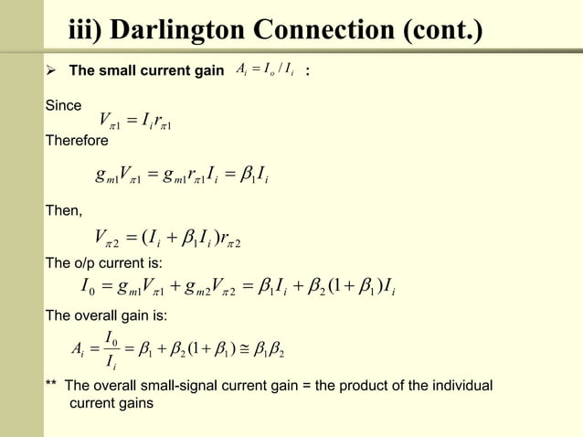 multistage amplifiers analysis and design | PPT | Computer Networking | Computing