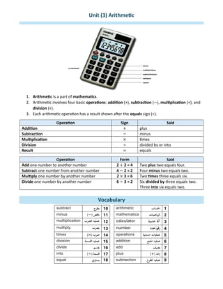 Technical English - Unit-3 - Arithmetic Unit | PDF