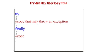 UNIT-3.pptx Exception Handling and Multithreading | PPT