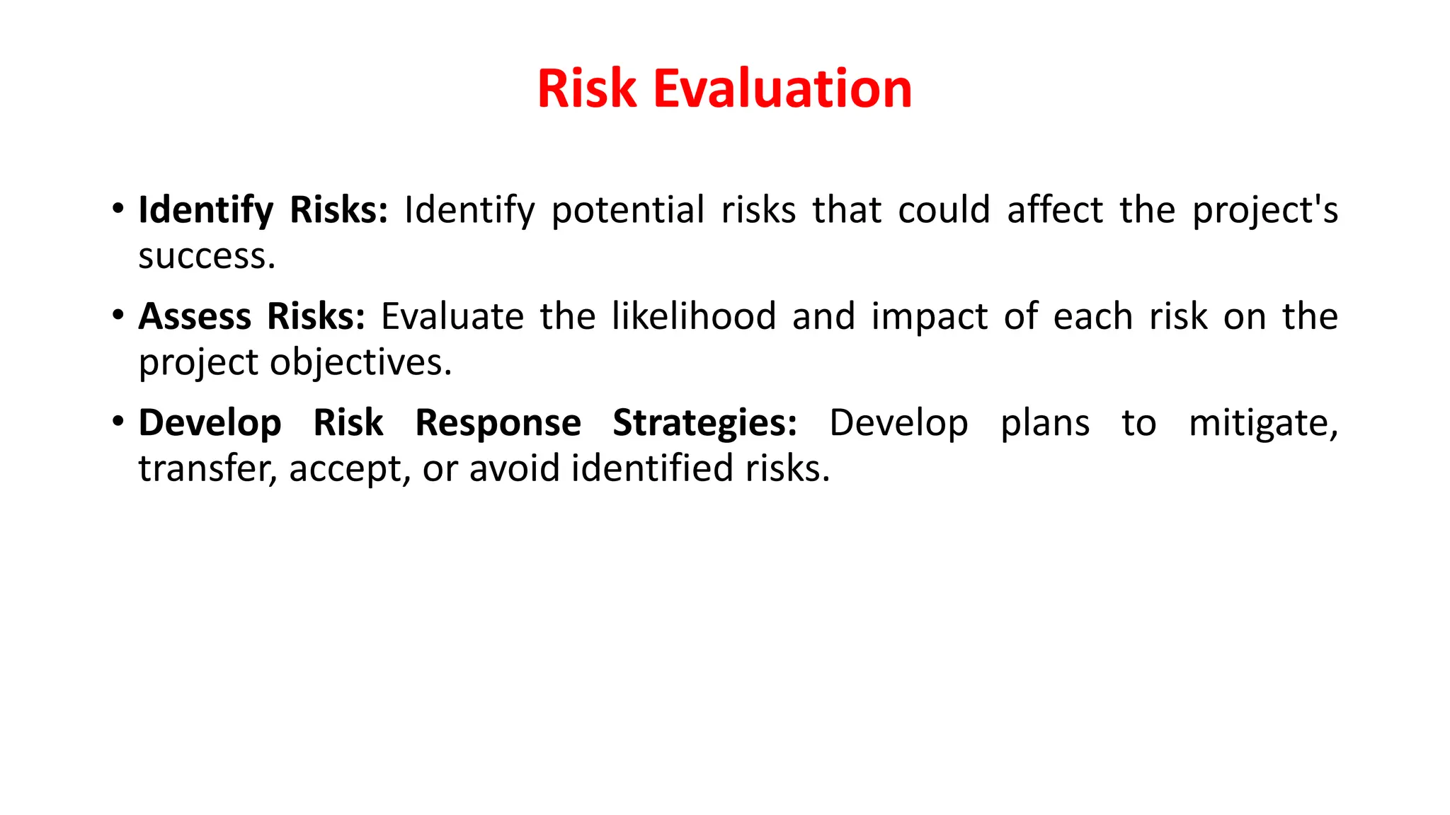 Programme Management Project Evaluation Ppt