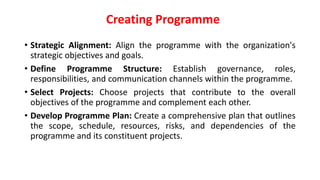 Programme Management & Project Evaluation | PPT