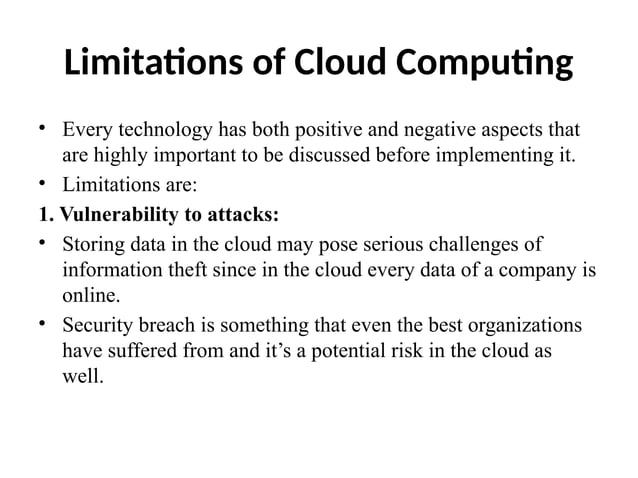 Introduction To Cloud Computing Pptx