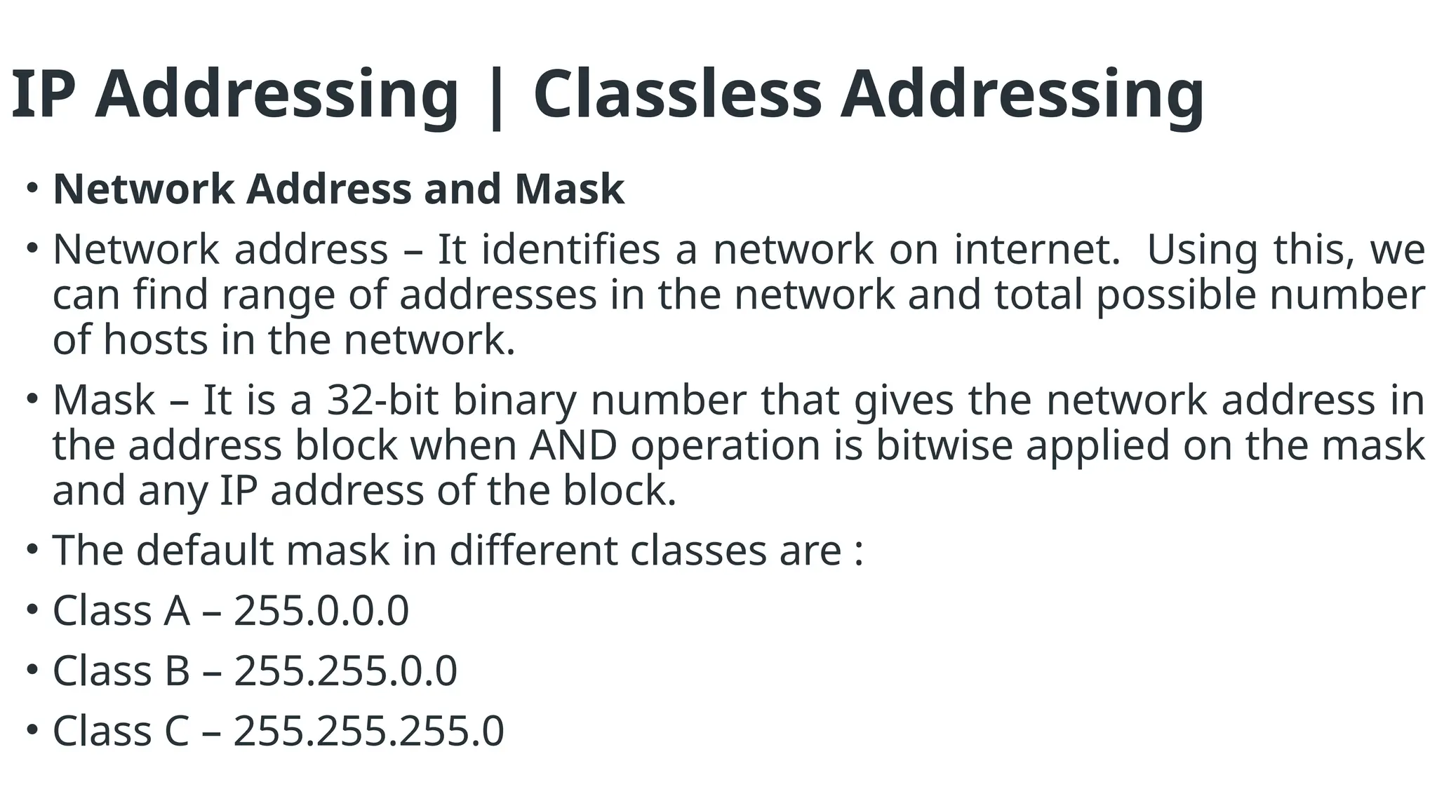 Computer Network Notes In Network Layer Ppt