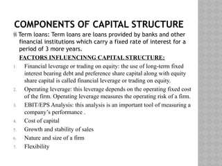 FINANCIAL MANAGEMENT - CAPITAL STRUCTURE | PPTX